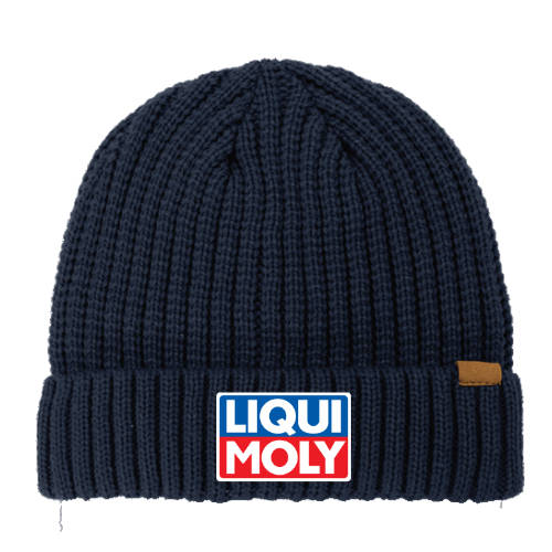 Woven Beanie - Navy - Liqui Moly